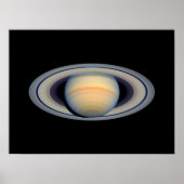 Saturn (Hubble Telescope) Poster | Zazzle