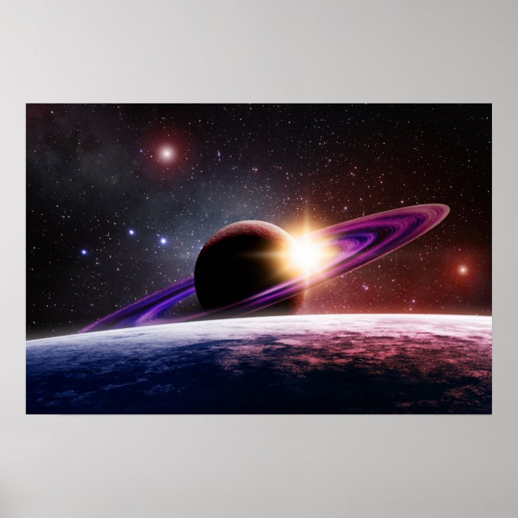 Saturn Poster | Zazzle