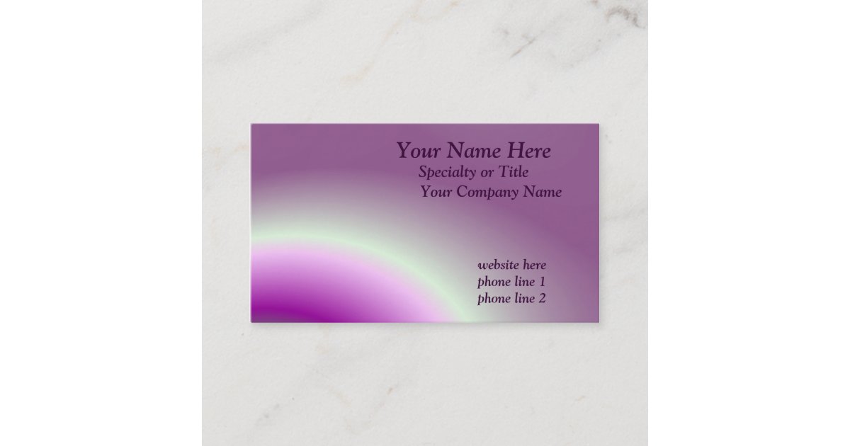 Saturn Rings Business Card | Zazzle
