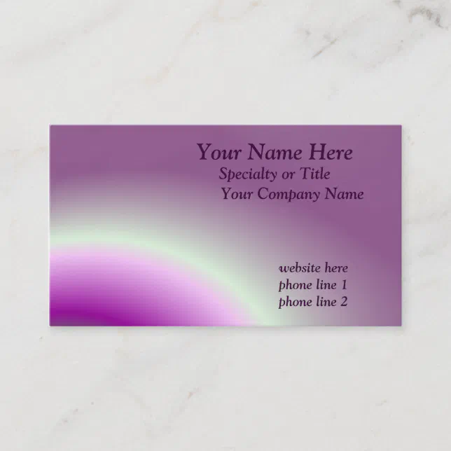 Saturn Rings Business Card | Zazzle