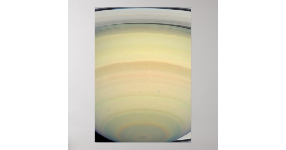 Saturn Seen from Far and Near Poster | Zazzle