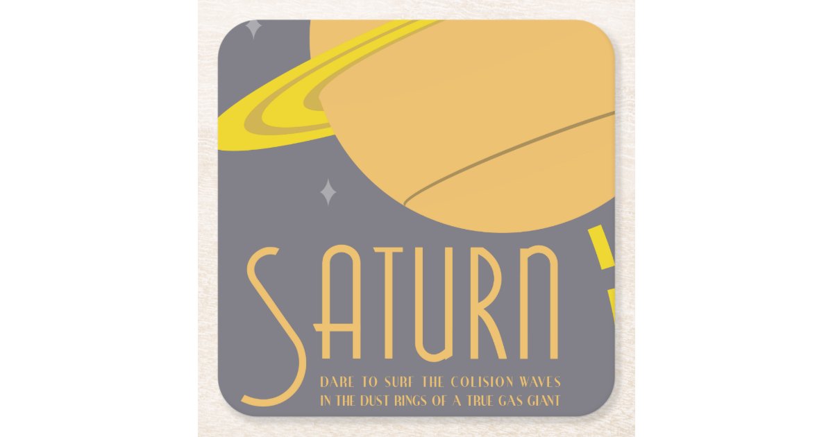Saturn Space Coaster | Zazzle