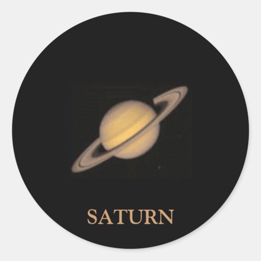 Saturn Sticker | Zazzle