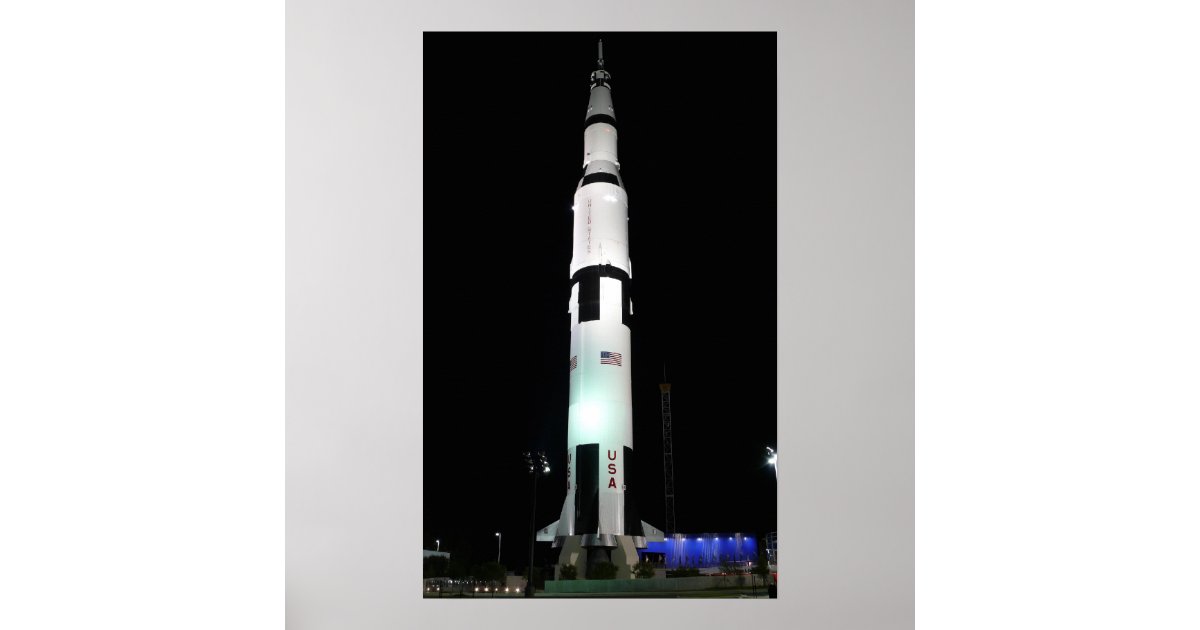 Saturn V launch Vehicle Poster | Zazzle