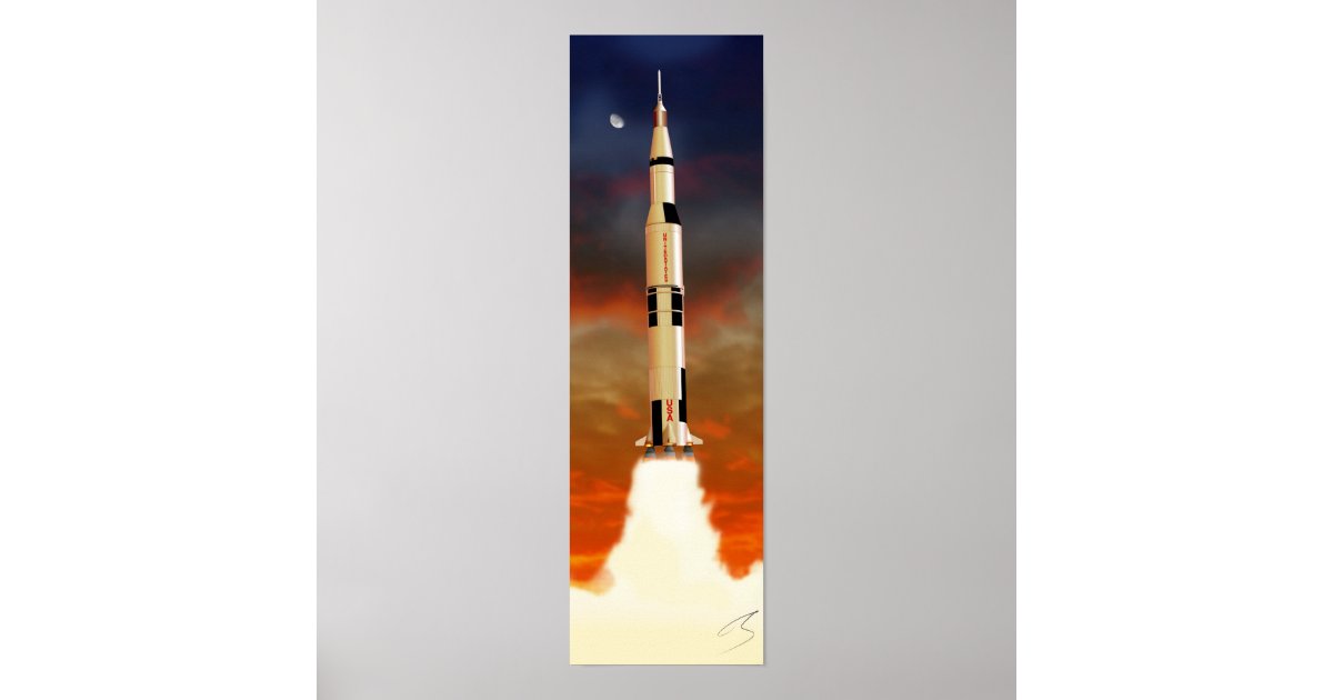 Saturn V Poster | Zazzle