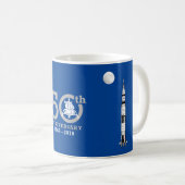 Saturn V rocket, Apollo 11 Moon Landing + Moon: Coffee Mug | Zazzle