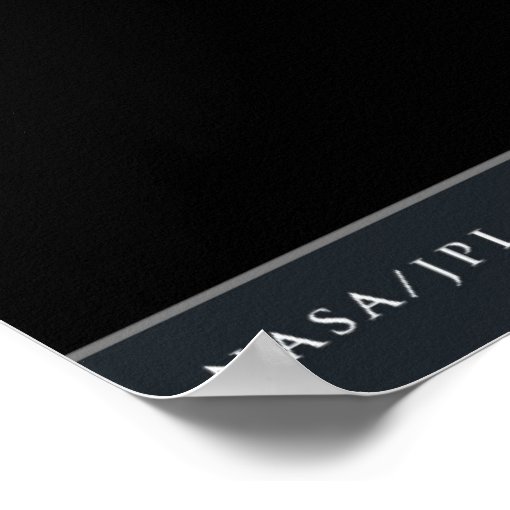 Saturn's Moon Hyperion Poster | Zazzle