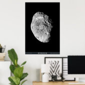 Saturn's Moon Hyperion Poster | Zazzle