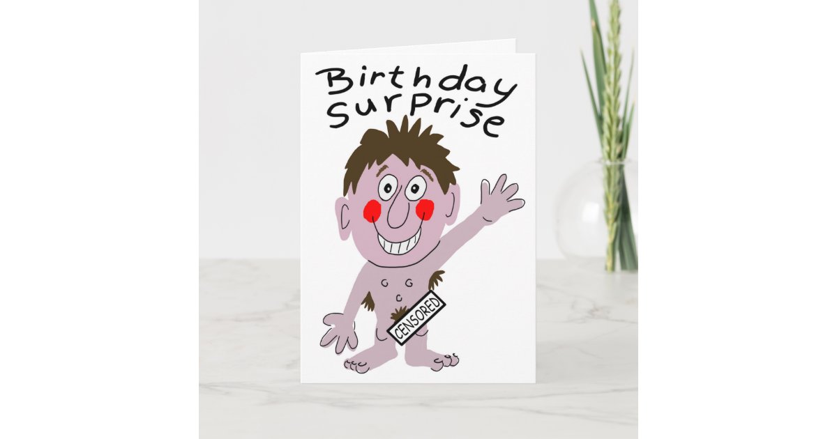 Saucy Man Birthday Card | Zazzle