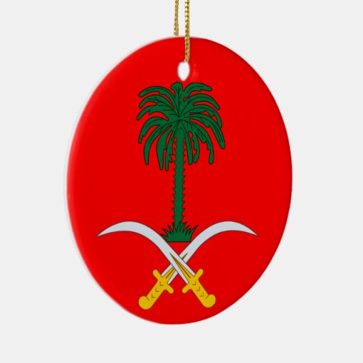SAUDI ARABIA* Custom Christmas Ornament | Zazzle