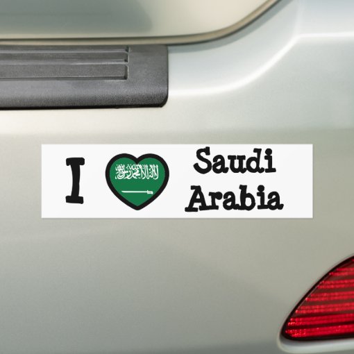 Saudi Arabia Flag Bumper Sticker | Zazzle