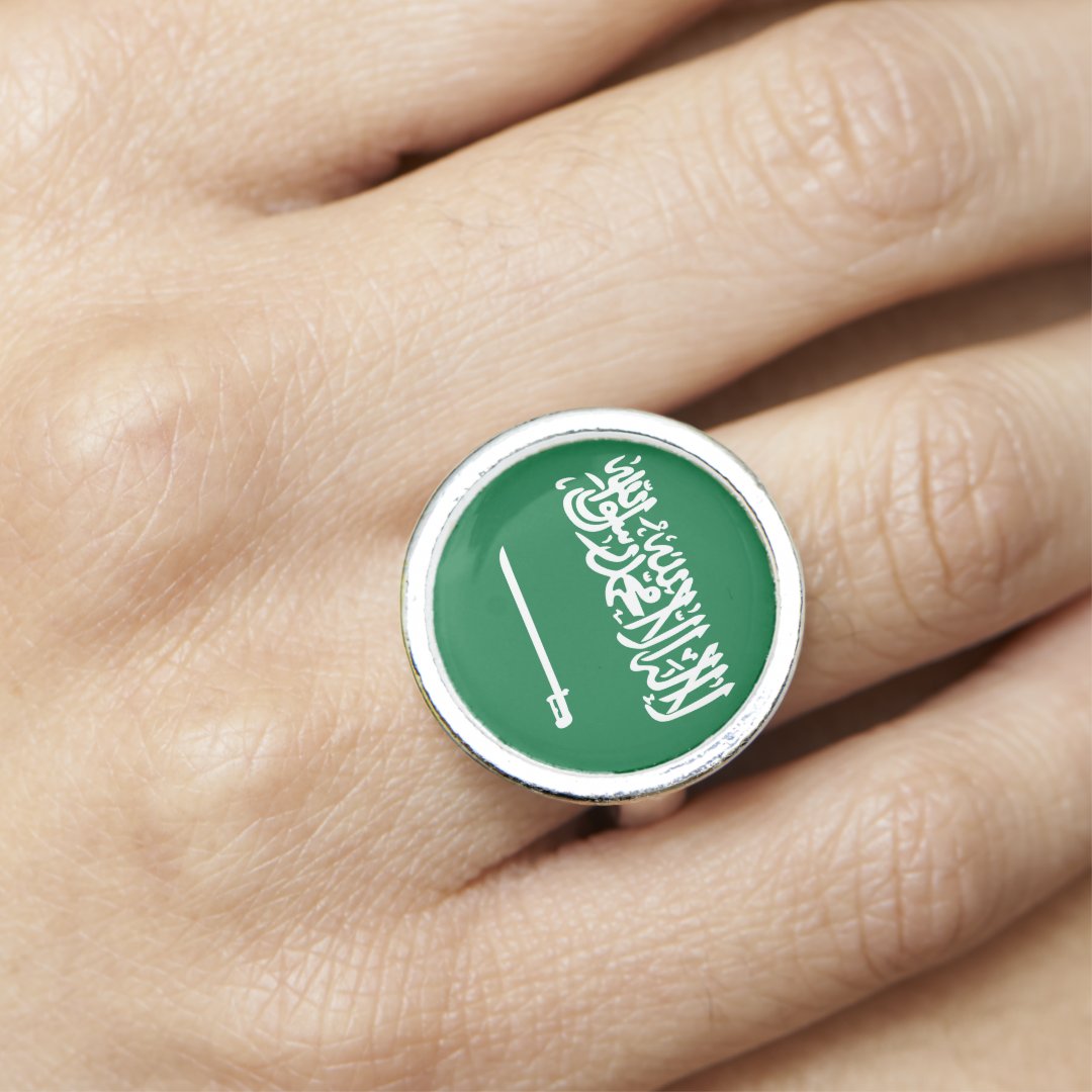 Saudi Arabia Flag Ring | Zazzle