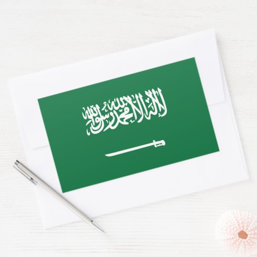 Saudi Arabian flag Stickers | Zazzle
