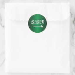Saudi Flag Stickers | Zazzle