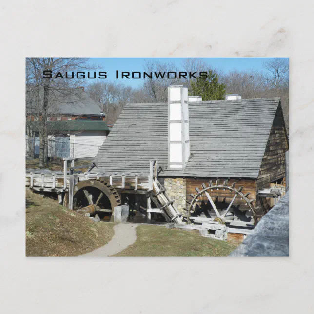 Saugus Ironworks Postcard | Zazzle