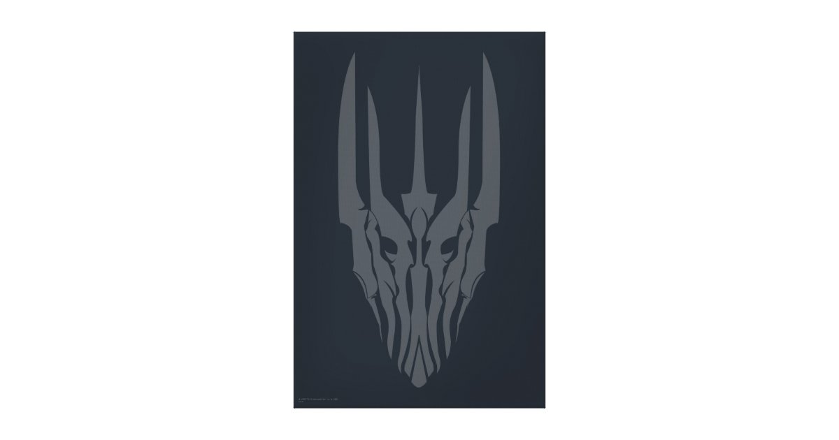 Sauron Head Icon Canvas Print | Zazzle.com