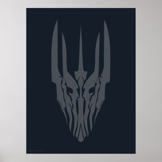 Sauron Head Icon Poster | Zazzle.com