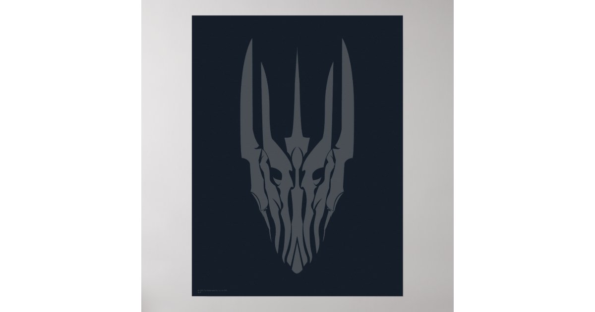 Sauron Head Icon Poster | Zazzle