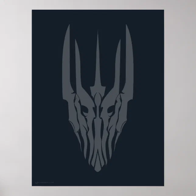 Sauron Head Icon Poster | Zazzle