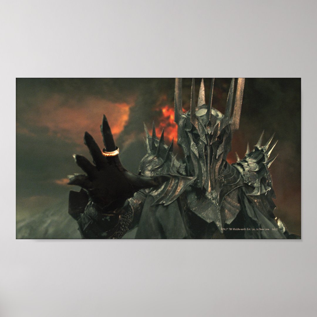 Sauron wth Hand Poster | Zazzle