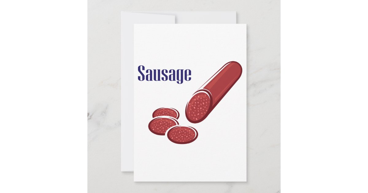 Sausage Invitation | Zazzle
