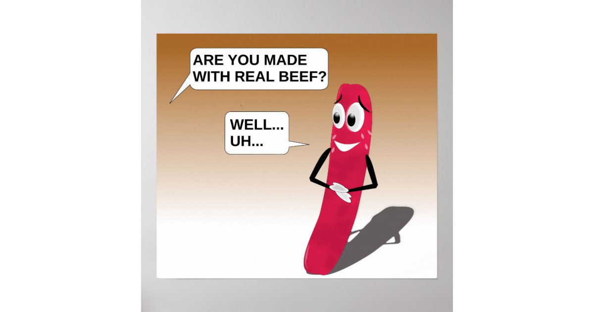 Sausage Poster | Zazzle