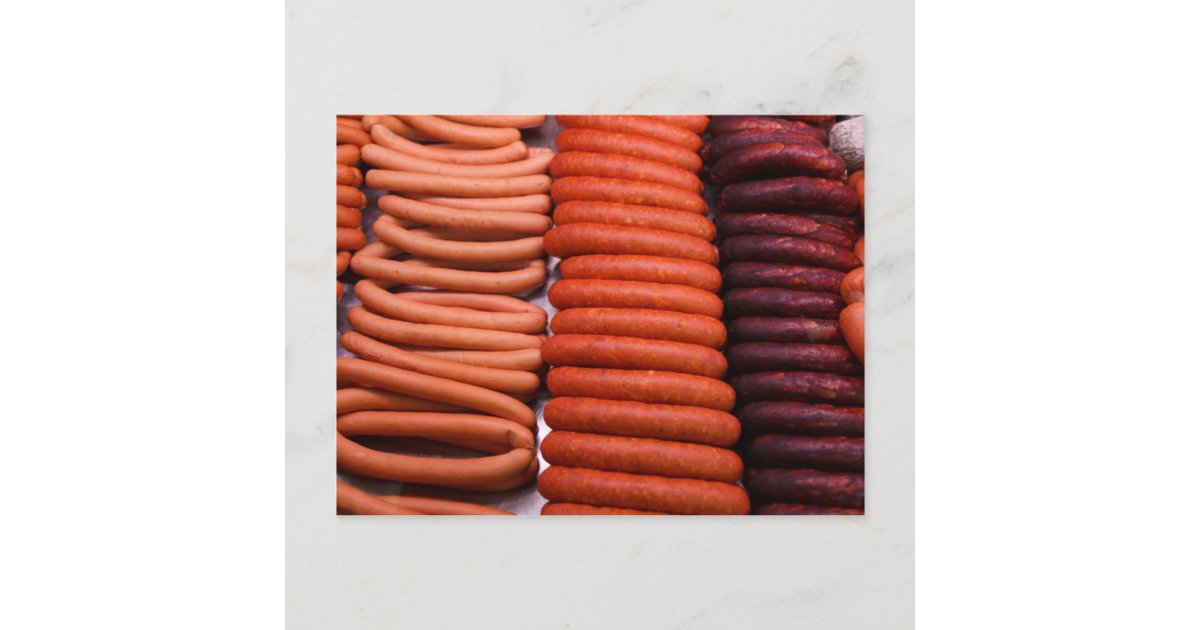 Sausages Postcard | Zazzle
