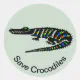 Save CROCODILES Conservation- Wildlife - USA - Classic Round Sticker | Zazzle