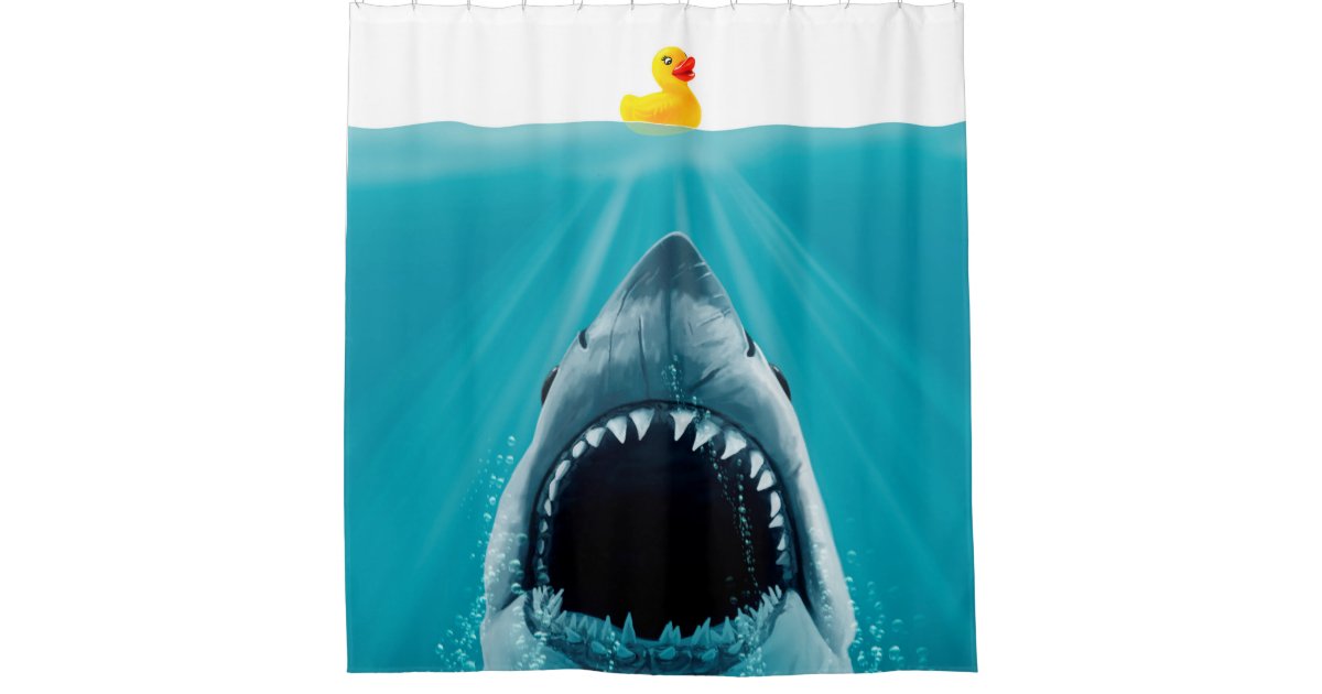 Save Ducky Shower Curtain | Zazzle