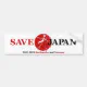 Save Japan Bumper Sticker | Zazzle