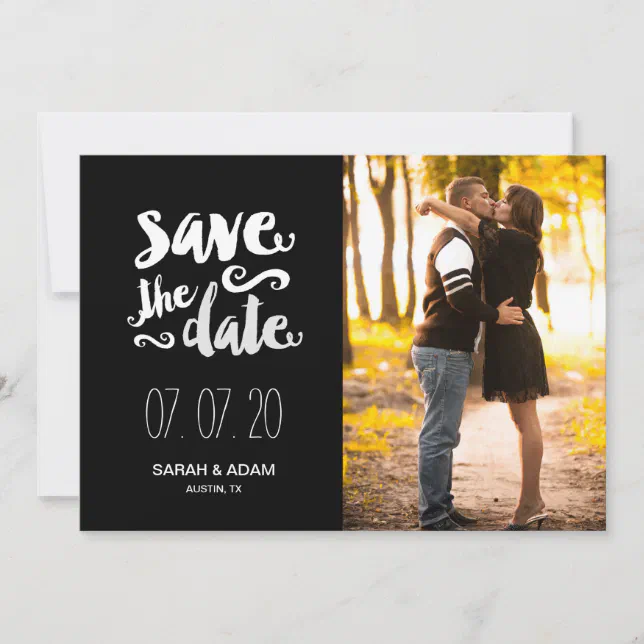 Save Our Date | Photo Save the Date Card | Zazzle