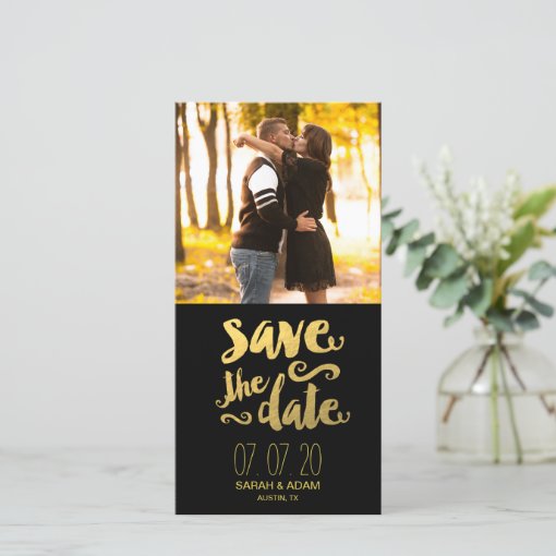 Save Our Date | Photo Save the Date Photo Card | Zazzle