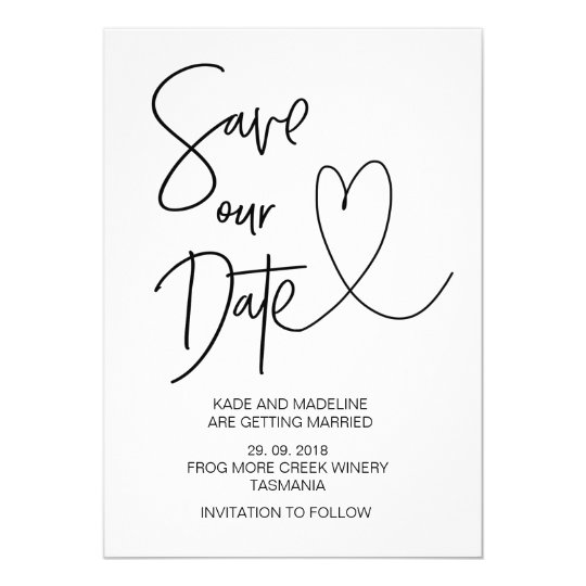 Save Our Date Wedding Invitation | Zazzle.com