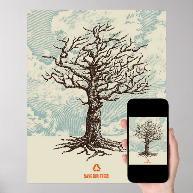Save our Trees Poster | Zazzle