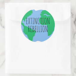 Save planet earth stickers | Extinction Rebellion | Zazzle