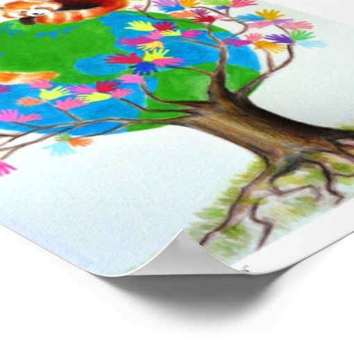 “Save Red Pandas” Print | Zazzle