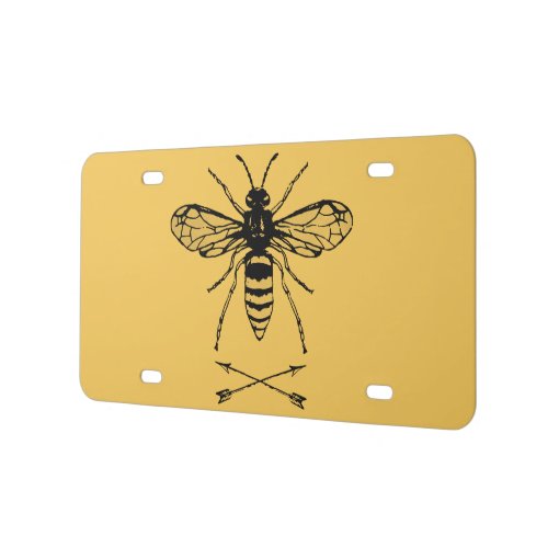 Save the bees license plate | Zazzle