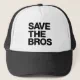 Save the Bros Hat - Black | Zazzle