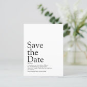 Save the Date Definition Announcement Postcard | Zazzle