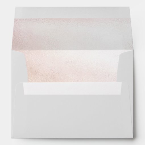 Save The Date Elegant Pre Addressed Envelope | Zazzle