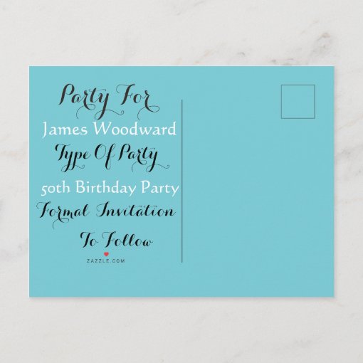 Save The Date Generic Postcard | Zazzle