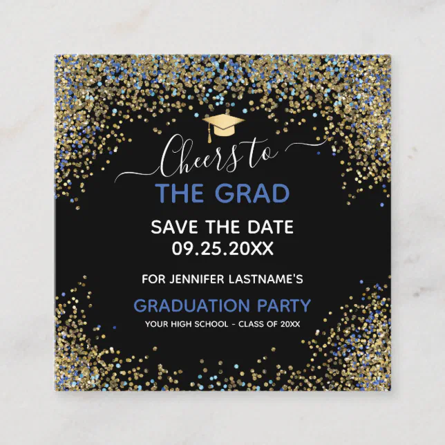 Save the Date Graduation Party Enclosure Card | Zazzle