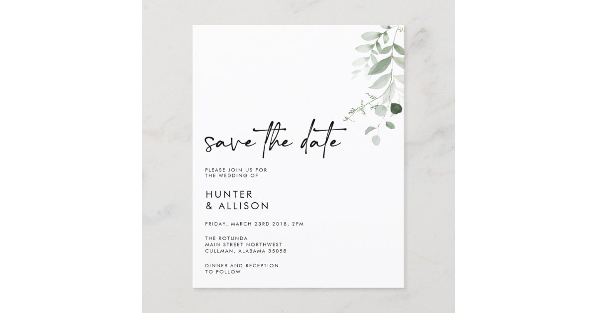 Save The Date Invitation | Zazzle