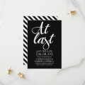 Save the Date Invite | At Last | Zazzle