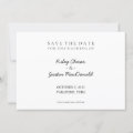Save the Date | October 2021 Modern Calendar Invitation | Zazzle