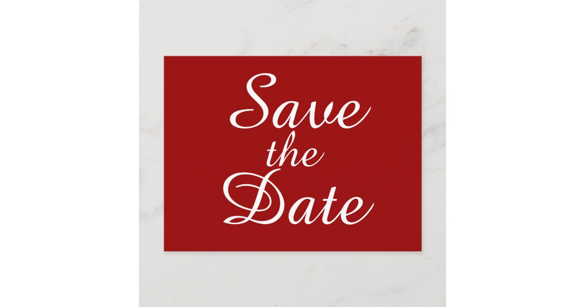Save the Date - Postcard - Sharon Rhea | Zazzle