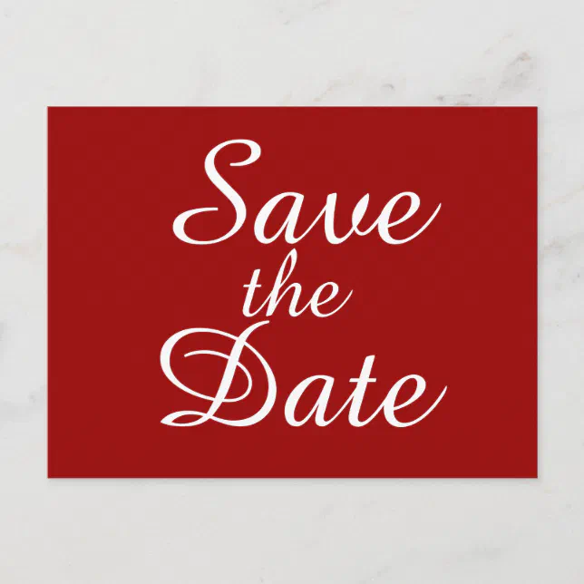 Save the Date - Postcard - Sharon Rhea | Zazzle