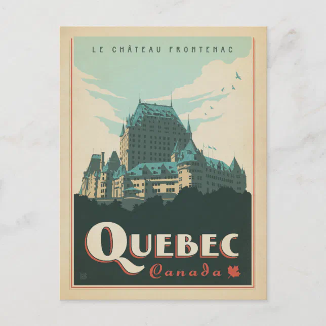 Save the Date | Quebec, Canada Announcement Postcard | Zazzle