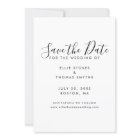 Save the Date Script Photo Invitation | Zazzle