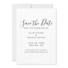 Save the Date Script Photo Invitation | Zazzle